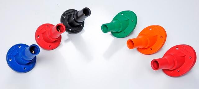 E1022 22 Series Female Panel Mount Cam Type Receptacles 30 and 90 ...