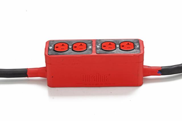 Nema Three Phase Power Stringer Single Block - 10/5 SOOW - Red ...